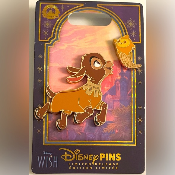 Disney | Accessories | Disney Star And Valentino From Wish Pin Set New ...
